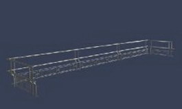 Stainless steel railing 3d model 3Ds Max files free download - CadNav