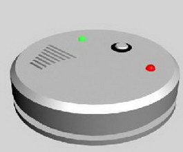 Smoke Detection Alarm 3d model 3dsMax files free download - CadNav