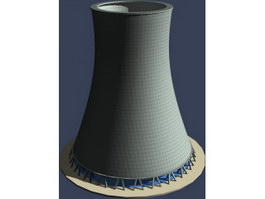 Thermal power plant rotary kiln 3d model 3Ds Max files free download ...