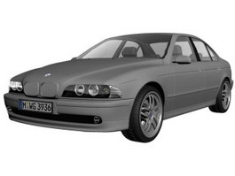 BMW E39 3d model 3Ds Max files free download - CadNav