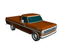 Ford Pickup 3d model 3Ds Max,3ds files free download - CadNav