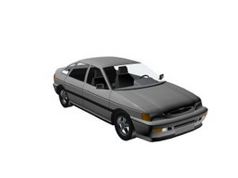Ford Escort 3d model 3Ds Max files free download - CadNav