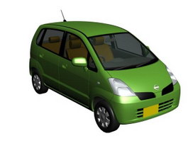 Nissan Moco 3d model 3Ds Max files free download - CadNav