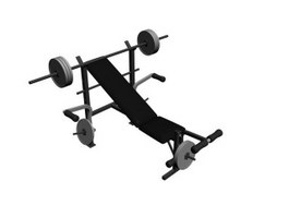 Weight bench sets 3D Model Download - 3ds max Files - CadNav