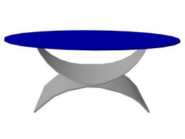 Oval cocktail table 3d model 3Ds Max files free download - CadNav