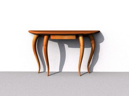 Antique Furniture console table 3d model 3DMax,3Ds files free download ...