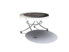 Antique Furniture Round Table 3d model 3DMax,3Ds files free download ...