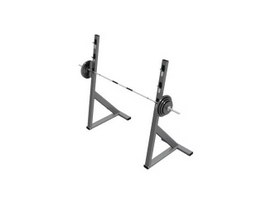 Fitness equipment gym barbell rack 3D Model Download - 3DMax Files - CadNav