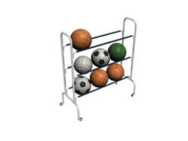 Ball storage rack 3D Model Download - 3DMax Files - CadNav