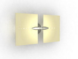 Home Decorative Wall Light 3d model 3DMax files free download - CadNav