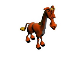 Inflatable animal toy chicken 3d model 3DMax files free download ...