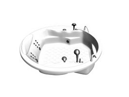 Corner Spa Tub 3d model 3ds Max,Autodesk FBX files free download ...
