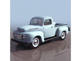 Ford V-8 pick-up truck 3d model 3ds files free download - CadNav