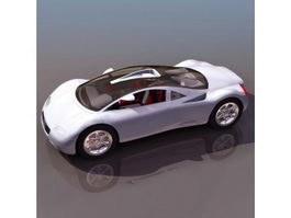 Ford Flex crossover SUV 3d model 3dsmax files free download - modeling ...