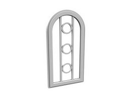 Arch fixed window 3d model 3dsmax files free download - CadNav