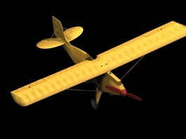 Ace Junior Ace Sports aircraft 3d model 3dsmax files free download - CadNav