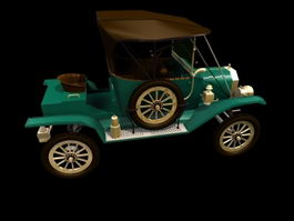 Ford Model T Touring 3d model 3dsmax files free download - CadNav