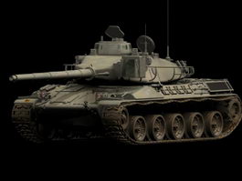 AMX-30 tank 3d model 3dsmax files free download - CadNav