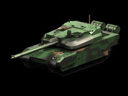AMX-56 Leclerc tank 3d model 3dsmax files free download - CadNav