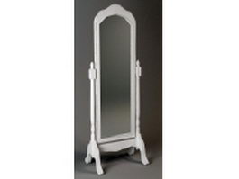 Antique style carved dressing mirror 3d model 3dsmax files free ...