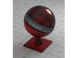 Red Glass V-Ray Material Download - CadNav