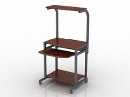 Laptop desk 3d model 3dsMax files free download - CadNav