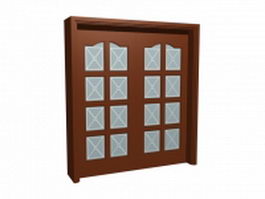 Glazed double door 3d model 3dsMax,3ds files free download - CadNav