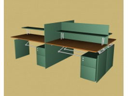 Modern office workstation 3d model 3dsMax files free download - CadNav