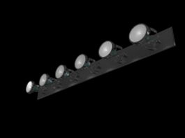 Bathroom wall spotlights 3d model 3dsMax files free download - CadNav