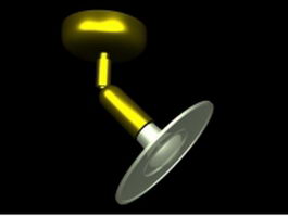 Ceiling track and spot light 3d model 3dsMax,3ds files free download ...