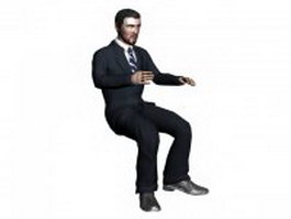 Man working on computer 3d model 3ds max files free download - CadNav