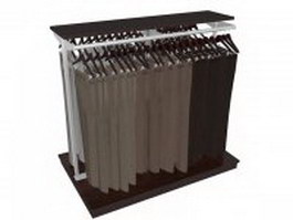 Trousers on display rack 3d model 3ds max files free download - CadNav