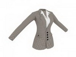 Work jacket for women 3d model 3ds max files free download - CadNav