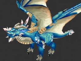 Blue dragon 3d model 3ds max files free download - CadNav