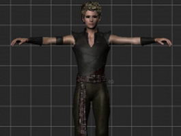 Thin male rigged 3d model FBX files free download - CadNav