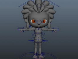 Cartoon human rigged 3d model Maya files free download - CadNav