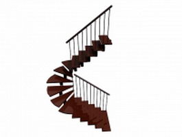 Modern floating stairs 3d model 3ds max files free download - CadNav