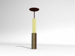 Outdoor lighting column 3d model 3D Studio,3ds max files free download ...