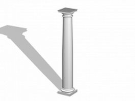 Modern interior column 3d model 3D Studio,3ds max files free download ...