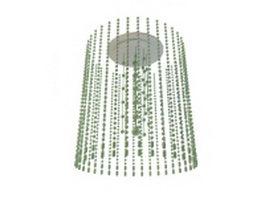 Hanging bead lamp 3d model 3ds max files free download - CadNav
