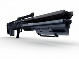 Gauss rifle concept 3d model 3ds max files free download - CadNav