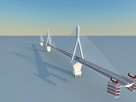 Cross sea bridge 3d model 3ds max files free download - CadNav