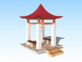 City pavilion 3d model 3D Studio,Lightwave files free download - CadNav