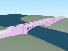 Bridge Over Water 3d model 3ds Max files free download - CadNav