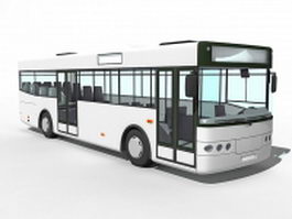Urban bus 3d model 3ds Max files free download - CadNav
