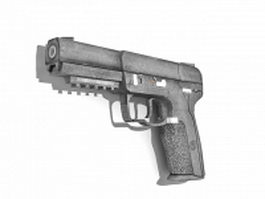 Fn-57 pistol 3d model 3ds Max,Object files free download - CadNav