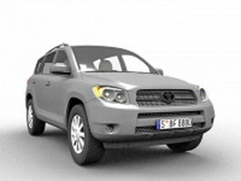 Toyota RAV4 SUV 3d model 3ds Max files free download - CadNav