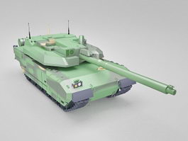 Leclerc main battle tank 3d model 3ds Max files free download - CadNav