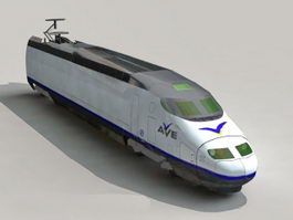 High Speed Train 3D Models Free Download - CadNav