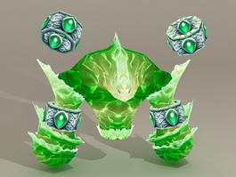 Water Elemental Creature 3d model 3ds Max files free download - CadNav